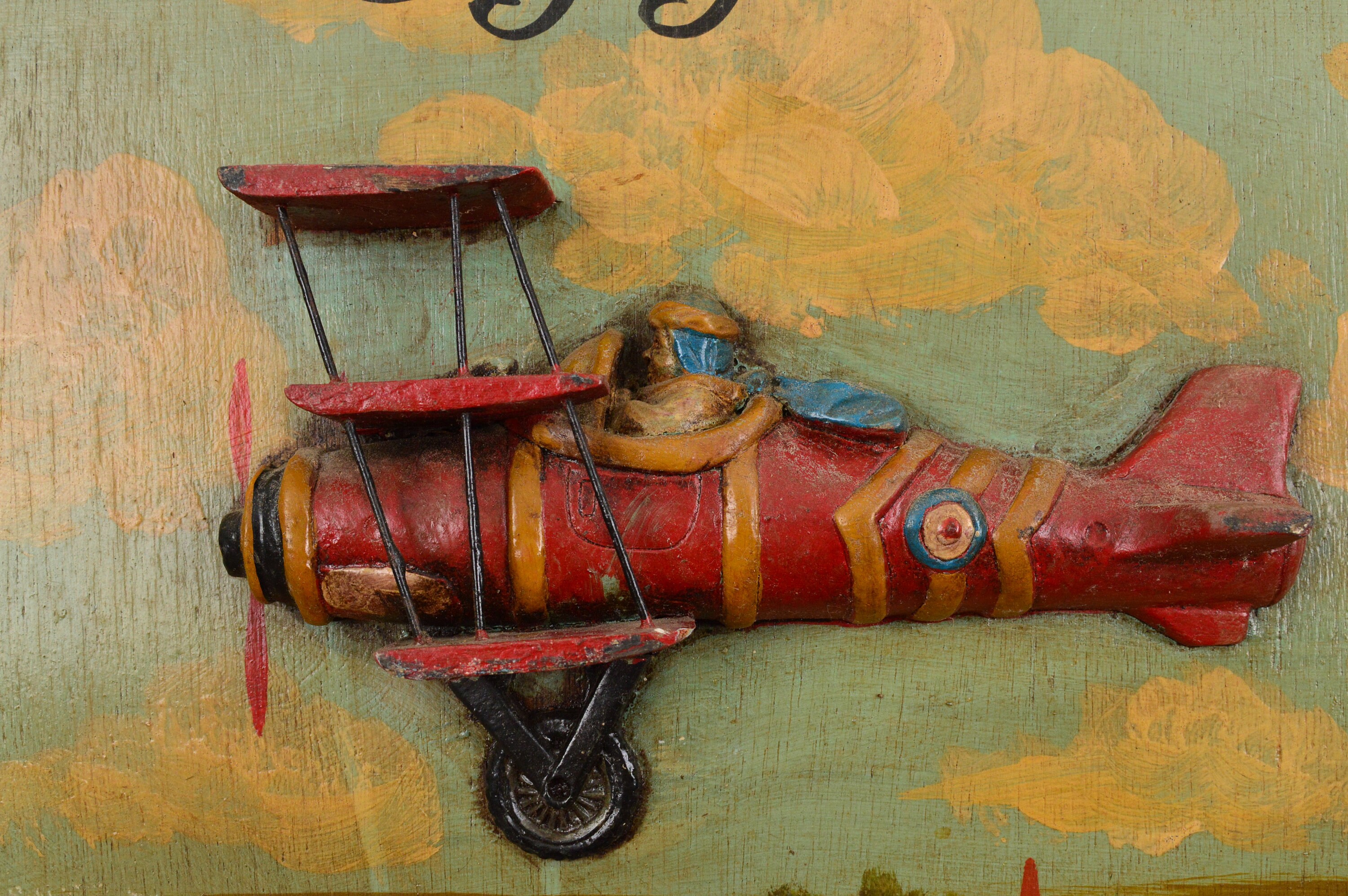 Vintage Wooden Sign Captain Jacobs Flying Club New Menbers - Etsy