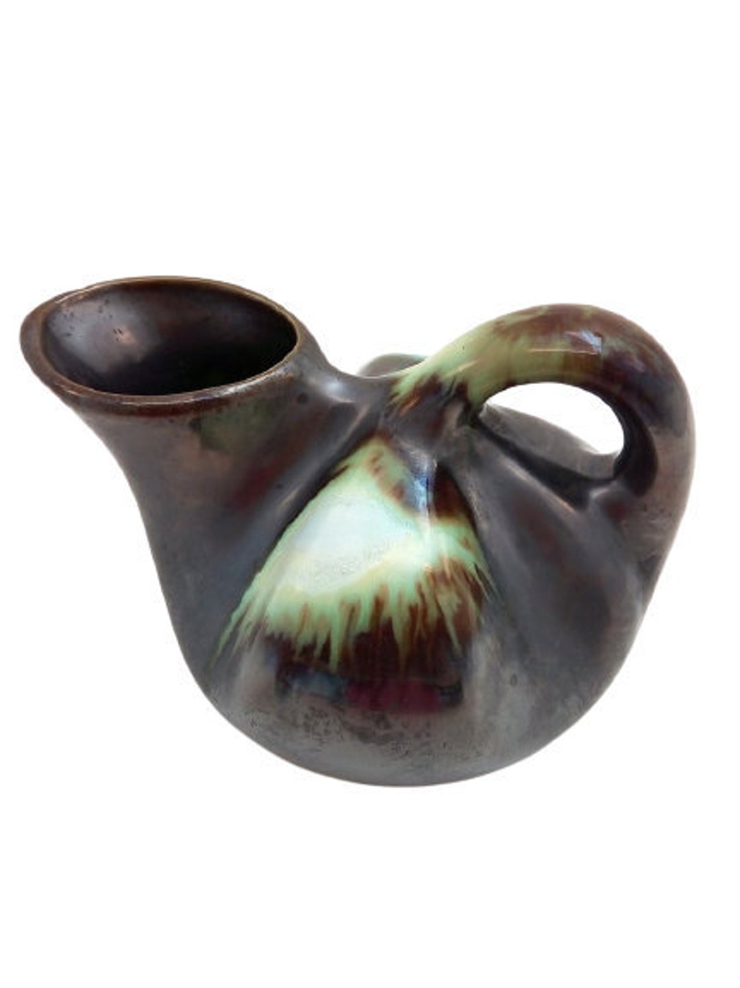 Vintage Art Deco Type Vase Arain Ceramics Thulin Ceramic Glazed Home ...