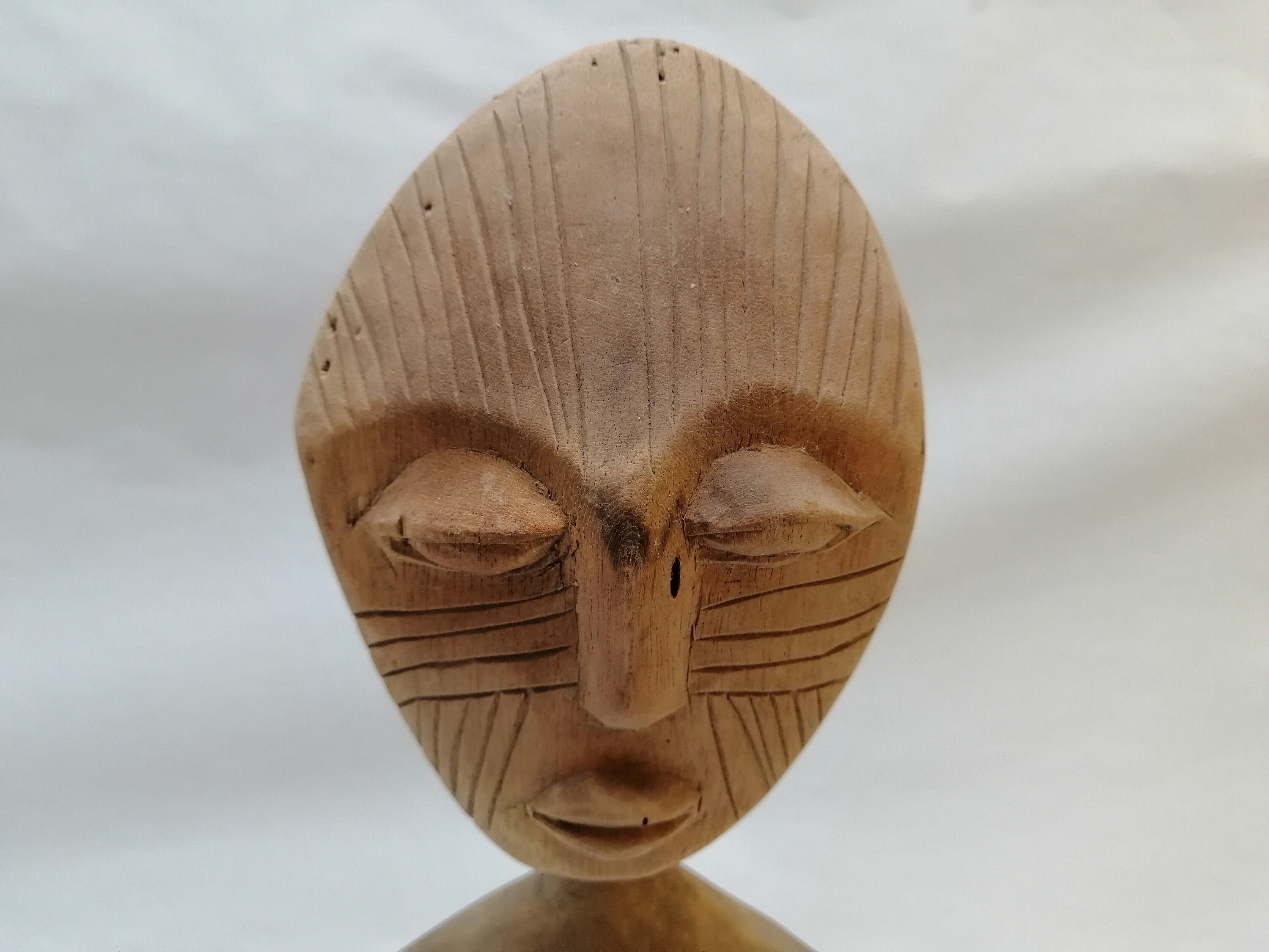 Vintage African Hand Carved Wooden Ashanti Doll Akuaba Ghana | Etsy