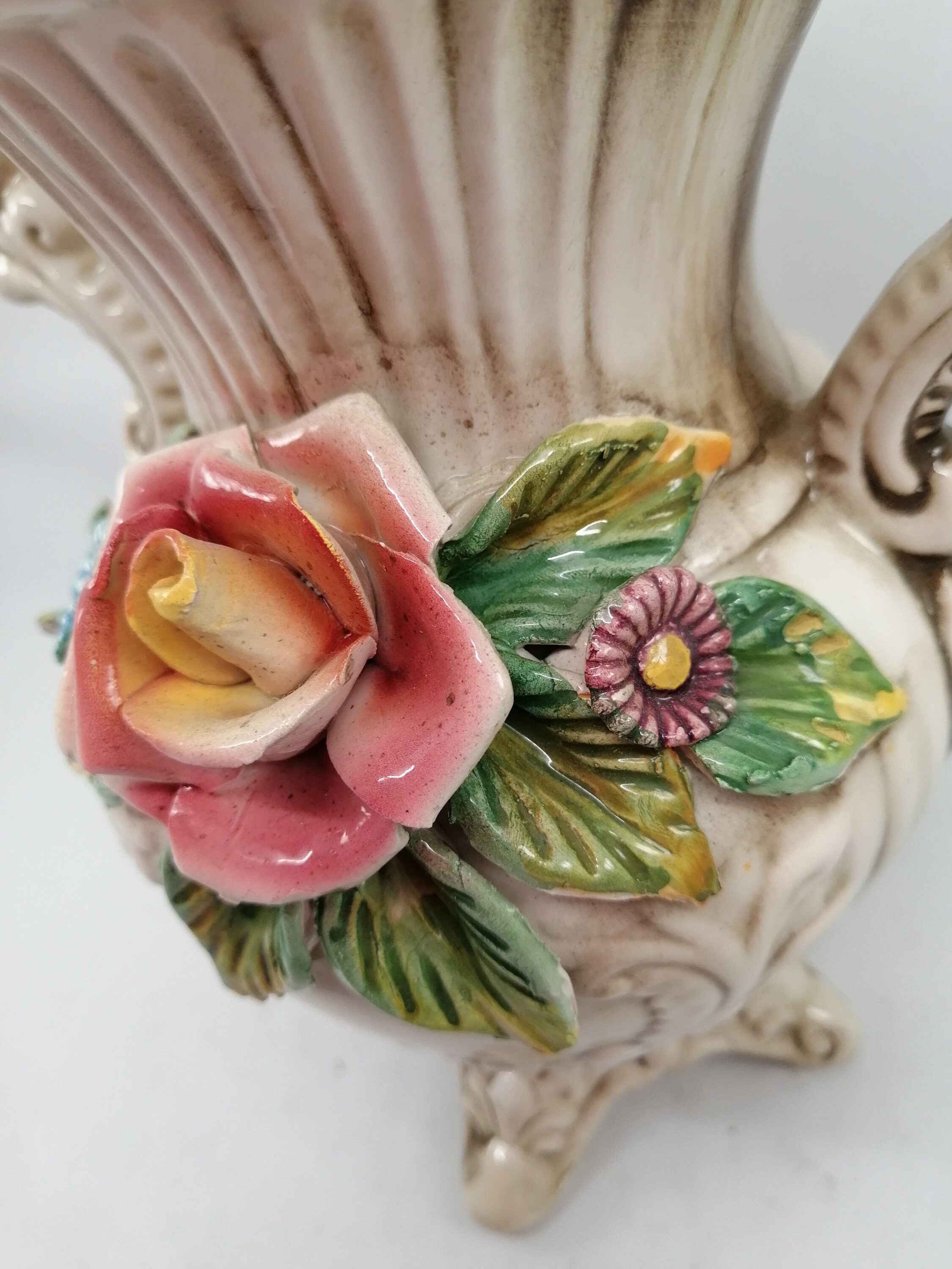 Home & Living 70s Chez Rai Vintage Italian Porcelain Capodimonte Hand ...