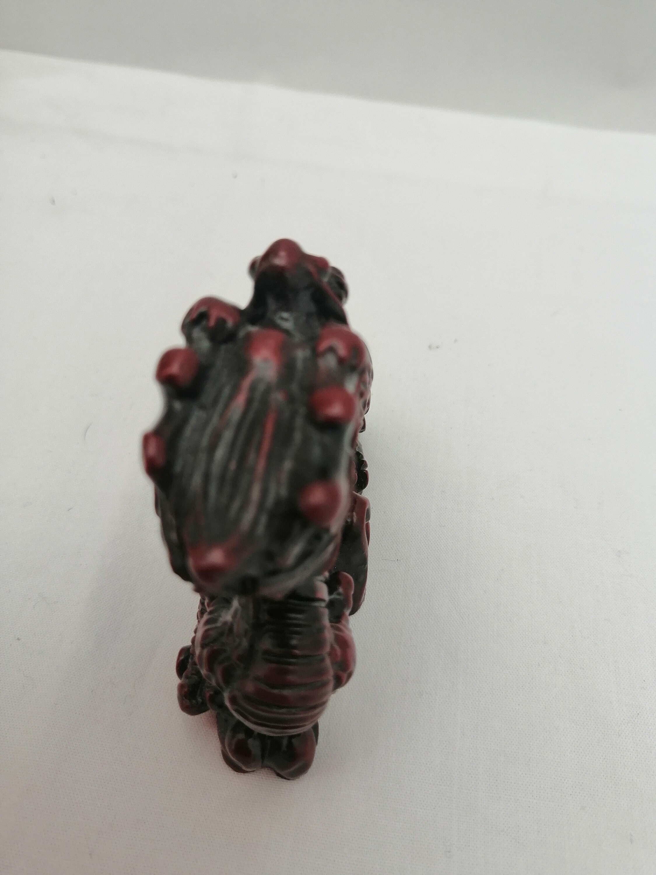 Vintage Chinese Red Resin Dragon Miniature Dragon Decorative - Etsy