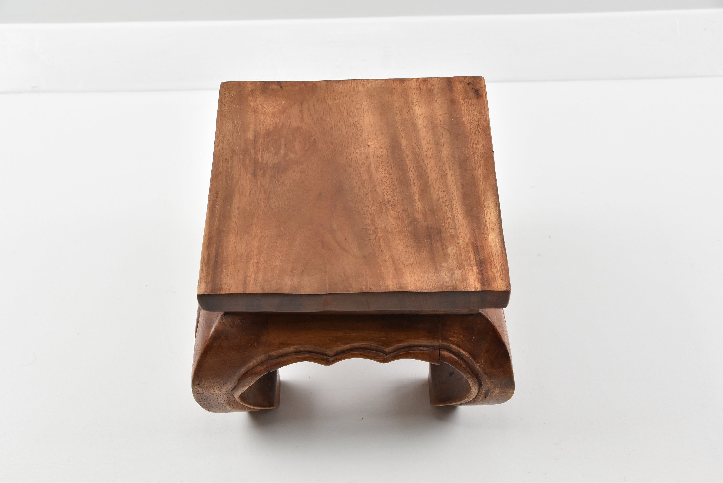 Vintage Opium Table Wooden Stool Coffee Living Room Flowerpot - Etsy UK