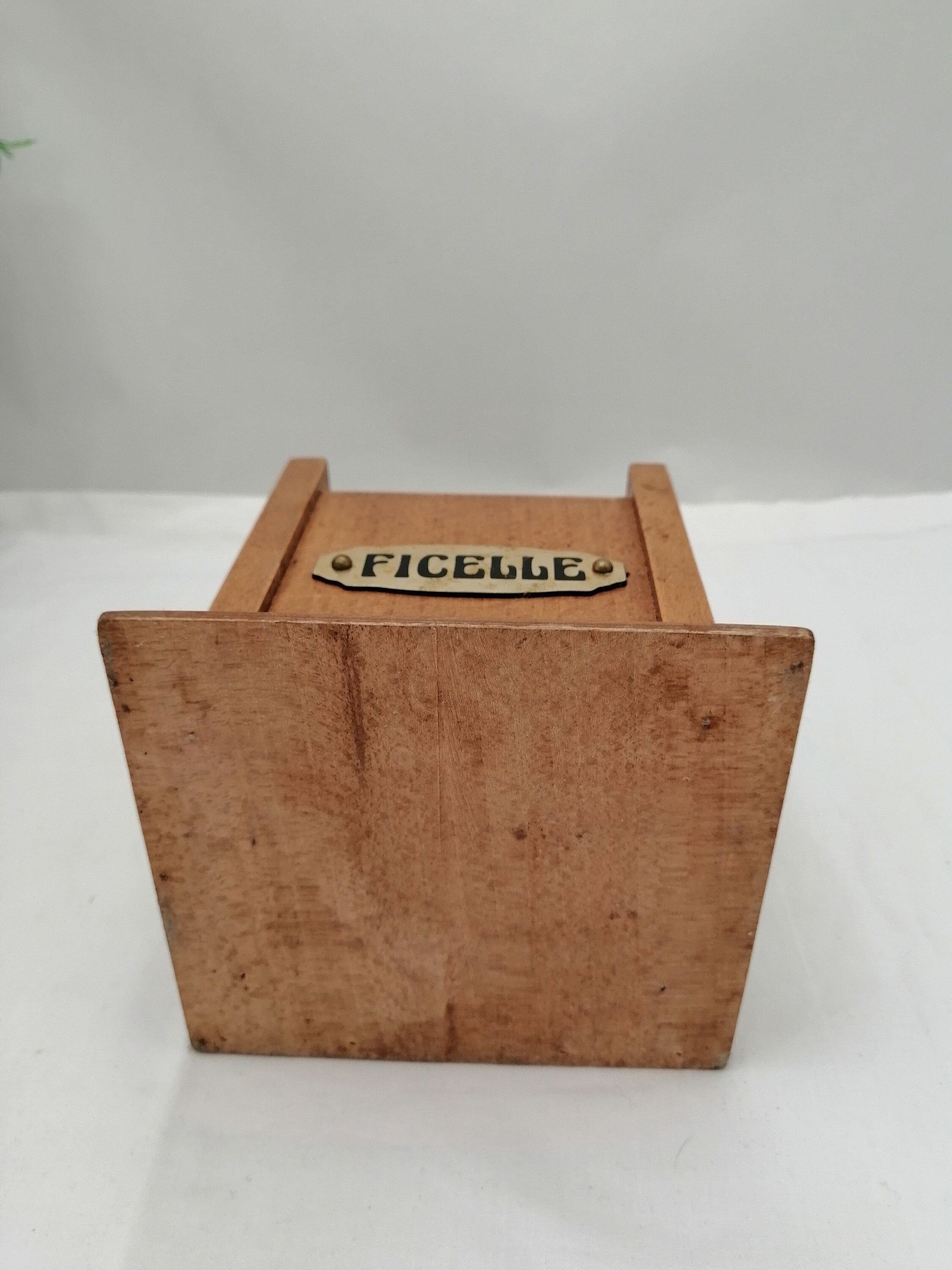 Vintage French Wooden Box String Box Ficelle String Holder | Etsy