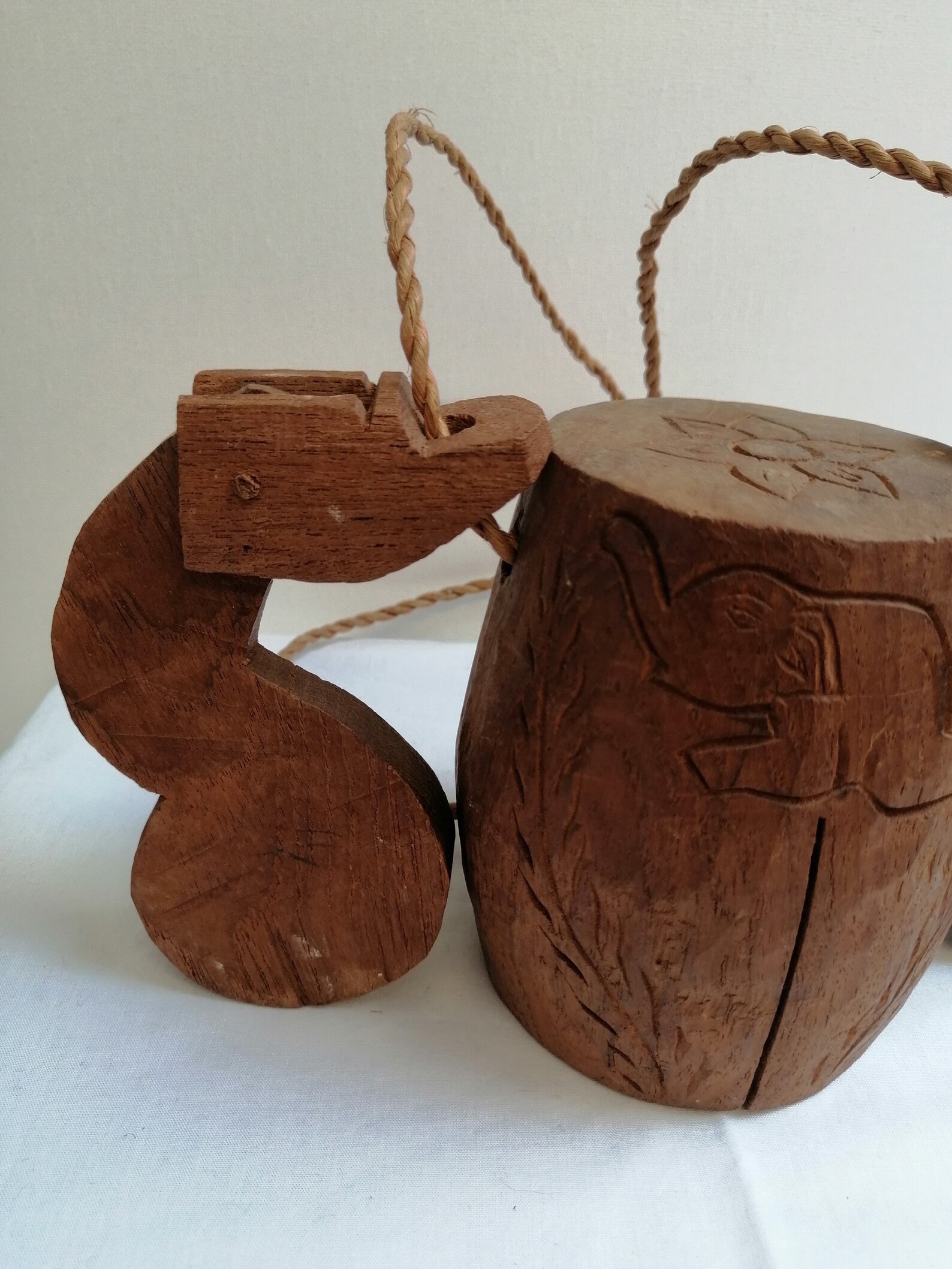 Vintage Wooden Camel Bell Chime Cow Bell Primitive Wooden Bell ...