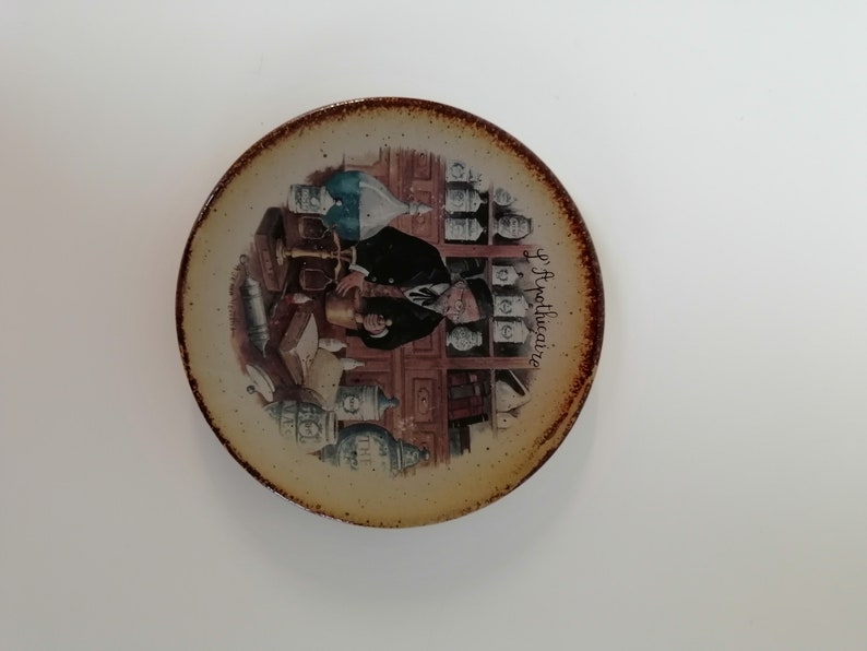 Vintage Earthenware Stoneware Pottery Glazed Plate Signed - Etsy