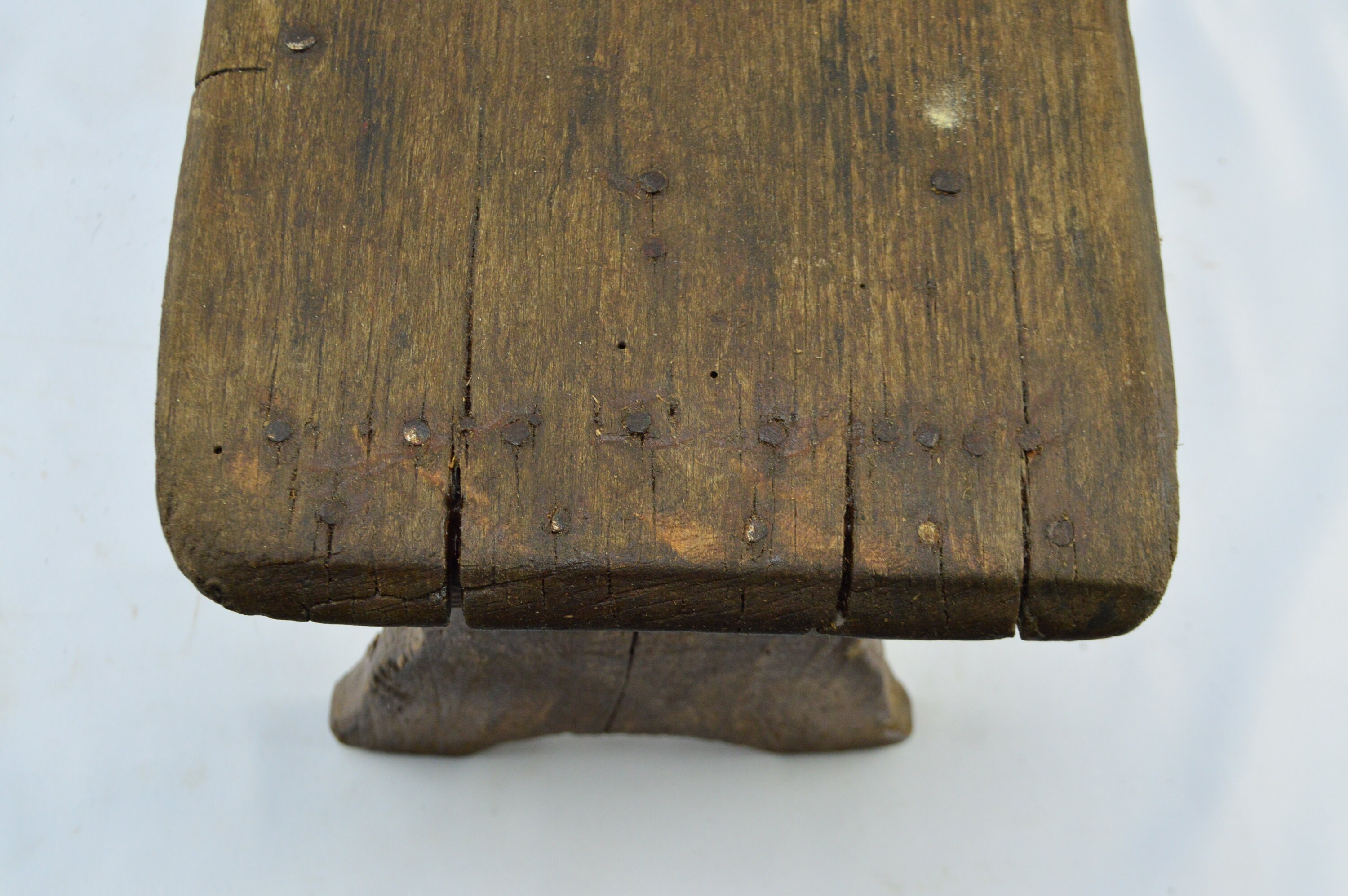 Vintage French Found Distressed Rustic Wooden Mini Bench Step - Etsy