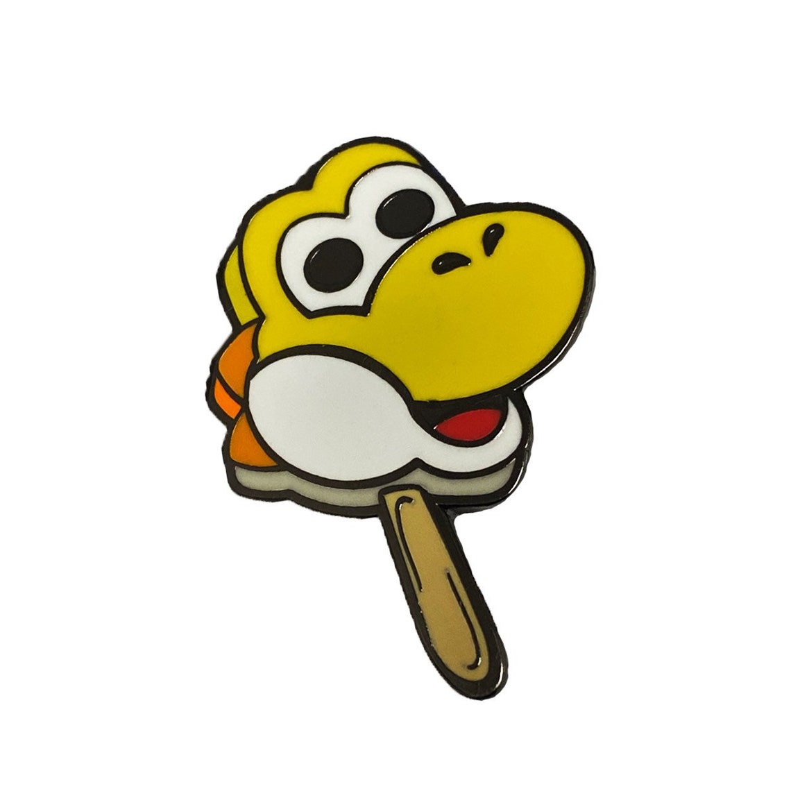 Yoshi Yellow Pop-artsicle Enamel Pin - Etsy