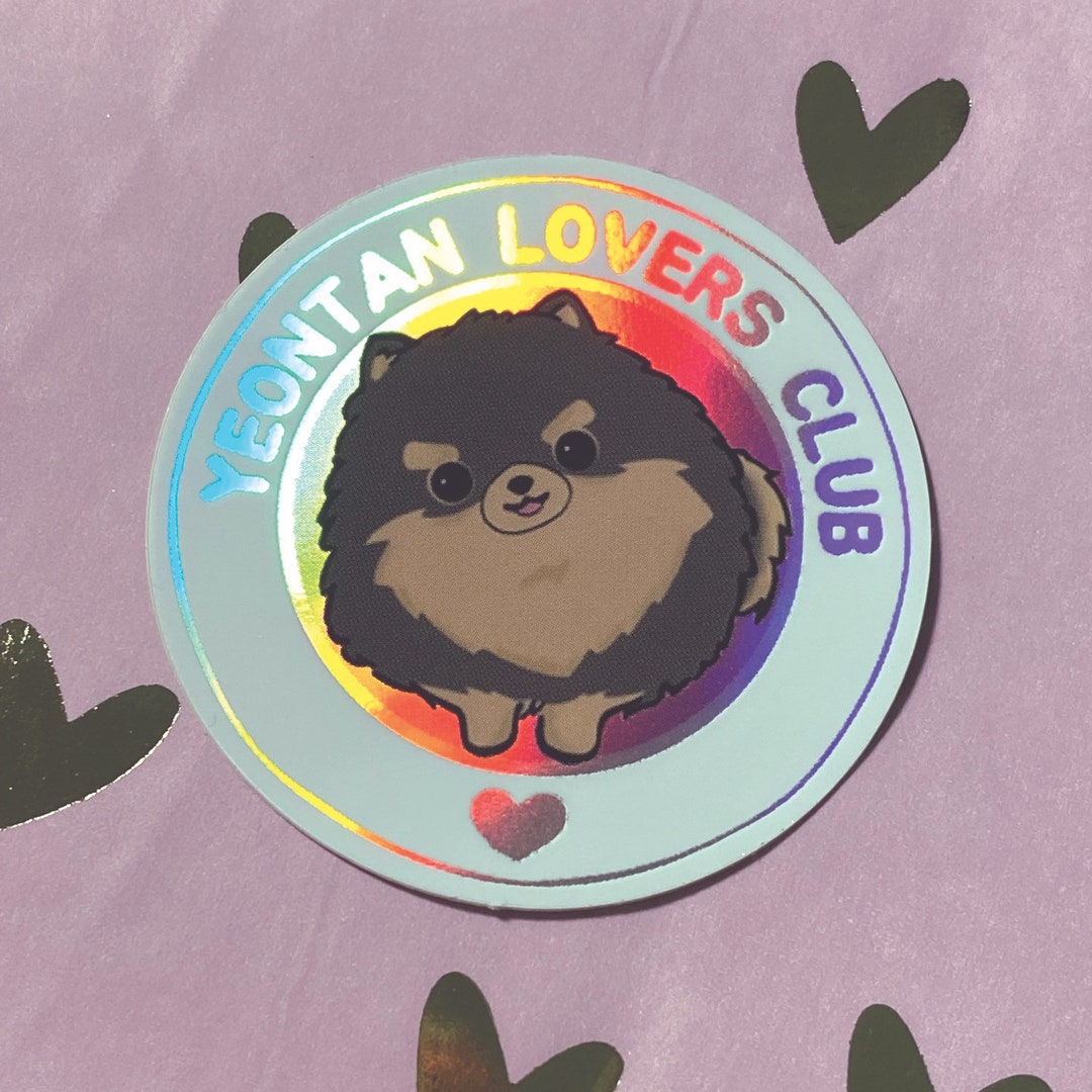 Holographic Yeontan Vinyl Sticker - Etsy