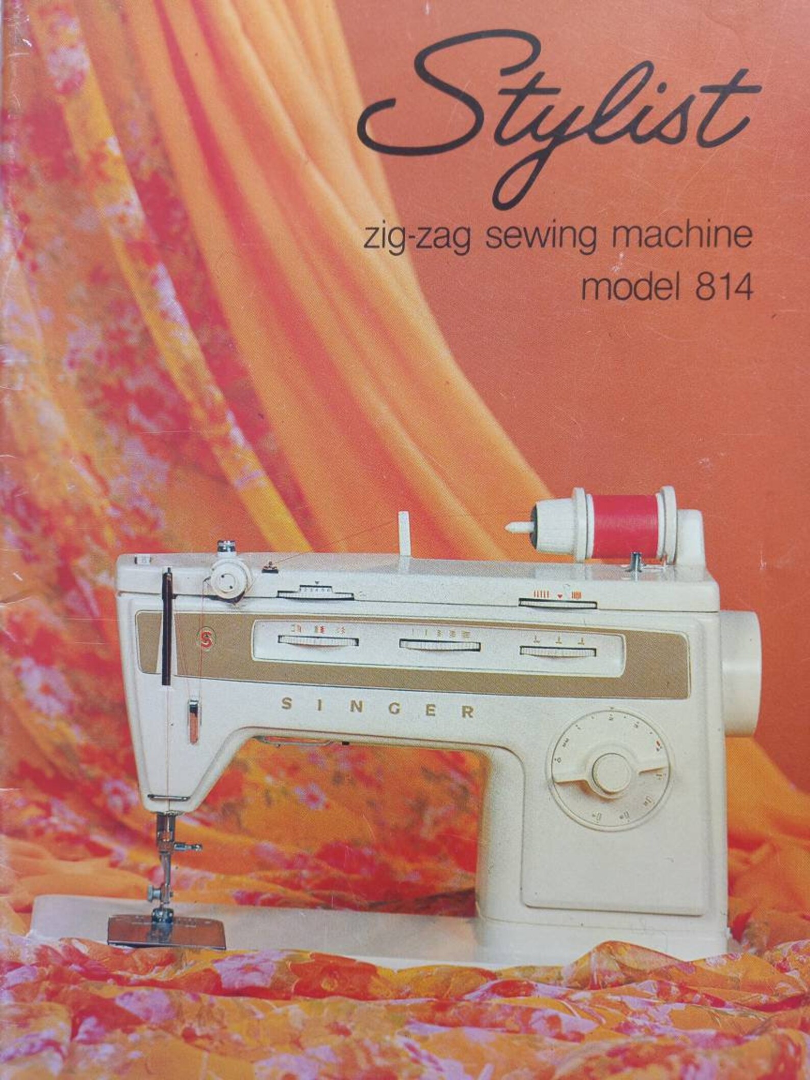 New Instruction Book Singer Stylist Zig-zag Sewing Machine Model 814 - Etsy