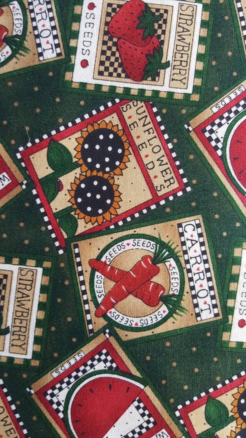 Vegetable Seed Packets by Debbie Mumm for South Sea Imports Quilt ...