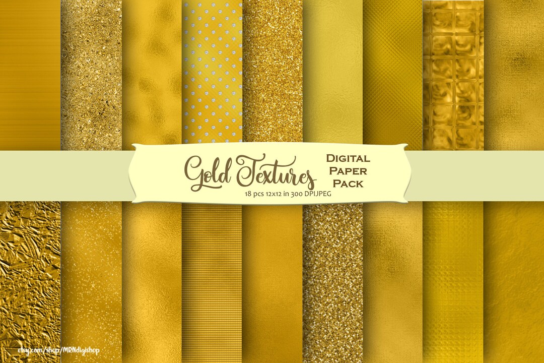 Gold Textures, Foil Digital Paper,glitter, Metallic, Studded Foil ...