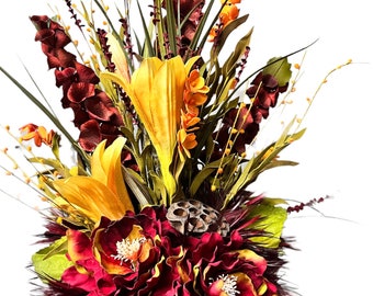 One Sided Floral Arrangement - Etsy