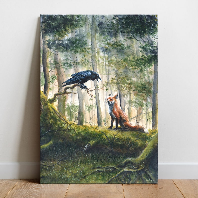 Fox and Crow - Etsy