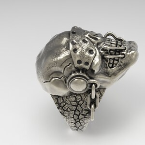 Megadeth's Silver Skull Ring Vic Rattlehead Ring Unique & Edgy Men's ...