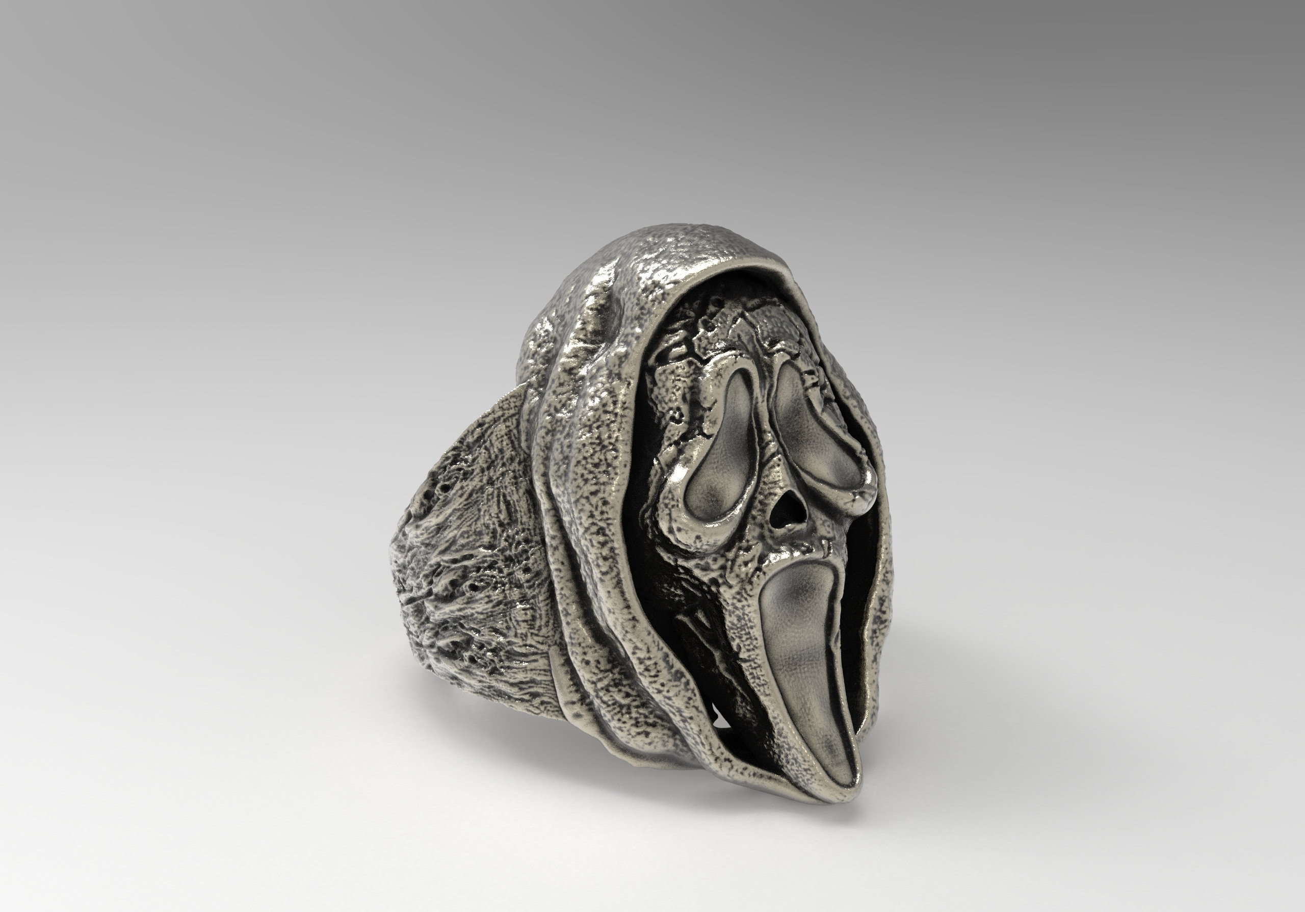 Scream Ghost Ring, Scary Movie Ring, Halloween Ghost Ring, Gothic Ring ...