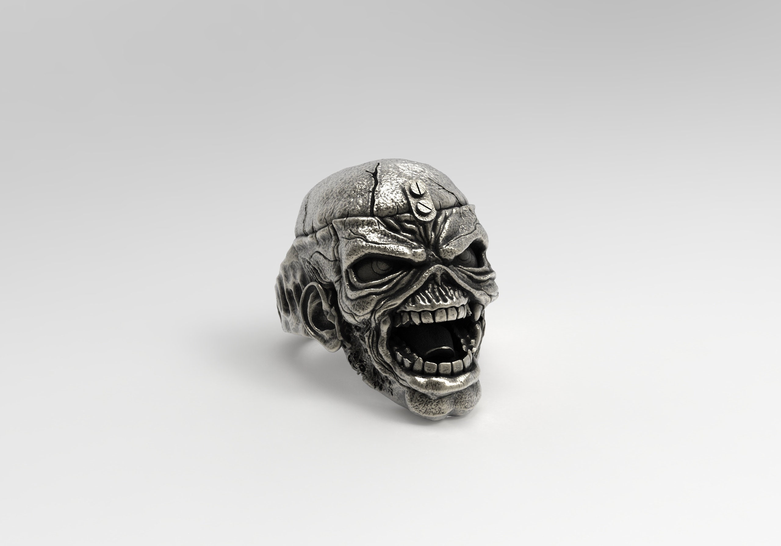 Iron Maiden Ring the Trooper in Sterling Silver Heavy Metal Jewelry - Etsy