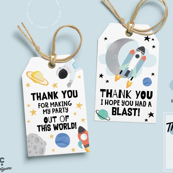 Outer Space Labels - Etsy