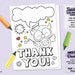 Teacher Appreciation Card Printable Coloring Card Teacher Gift Card ...