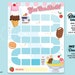 Ice Cream Reward Chart Printable Popsicle Behavior Chart Daily Chore ...