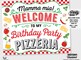 Pizza Party Sign Printable Pizzeria Birthday Party Sign - Etsy Canada