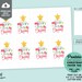 Printable Merry and Bright Christmas Gift Tag Xmas Favor Tag - Etsy