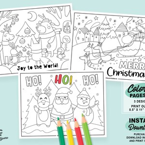 Christmas Coloring Pages | Printable Holiday Activities | Holiday Games ...