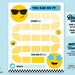 Emoji Reward Chart Printable Smiley Face Behavior Chart Daily Chore ...