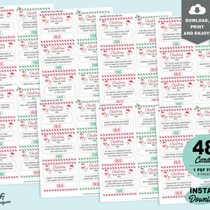 Christmas True or False Game | Printable Christmas Trivia Quiz | DIY ...