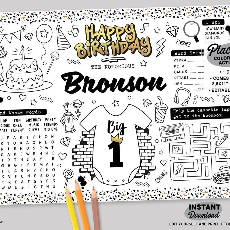 Notorious One Birthday - Etsy