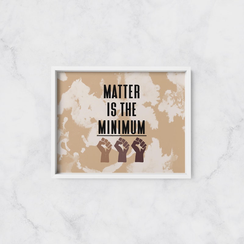 Black Lives Matter Poster - Etsy