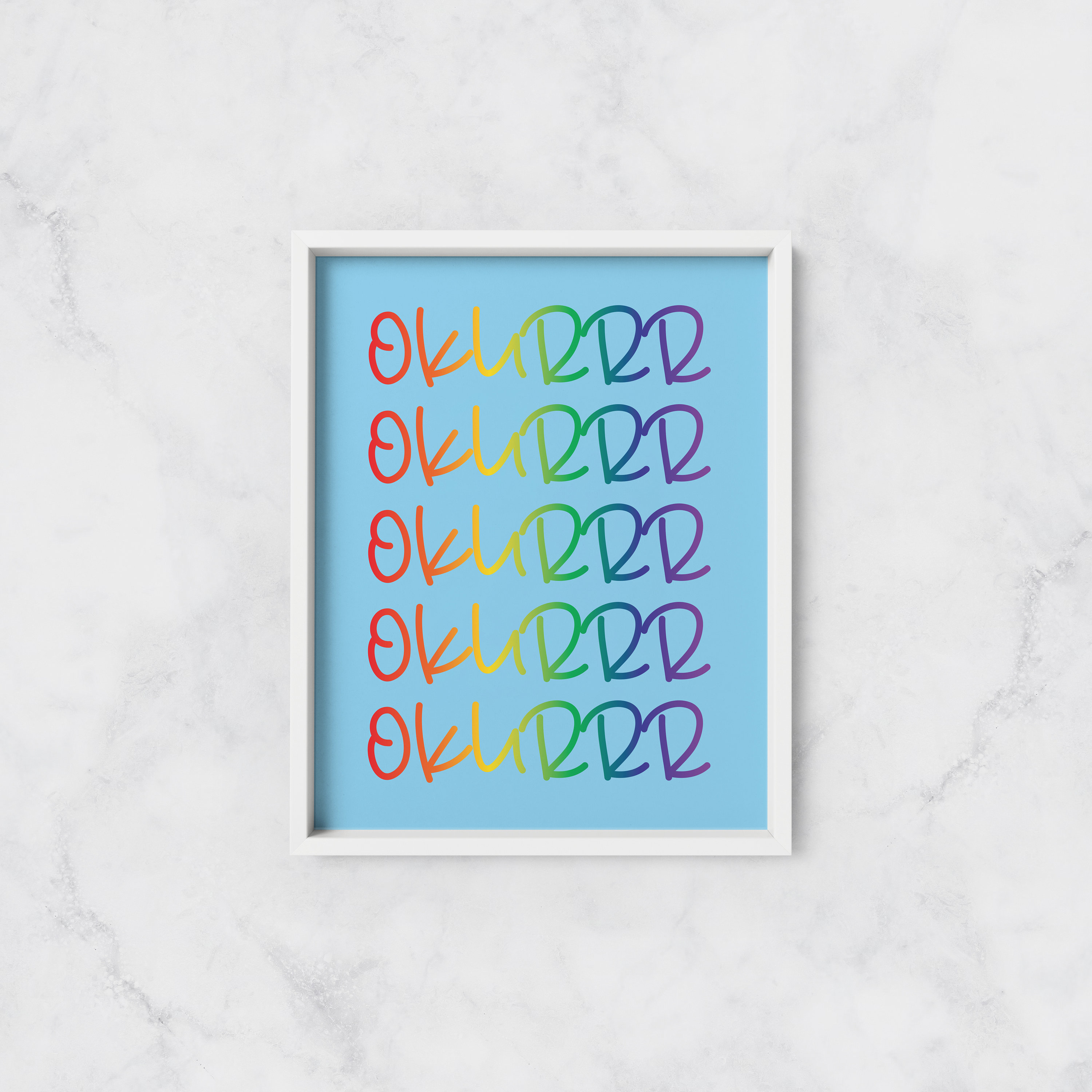 Okurrr Pop Culture Word Art Cardi B Print - Etsy