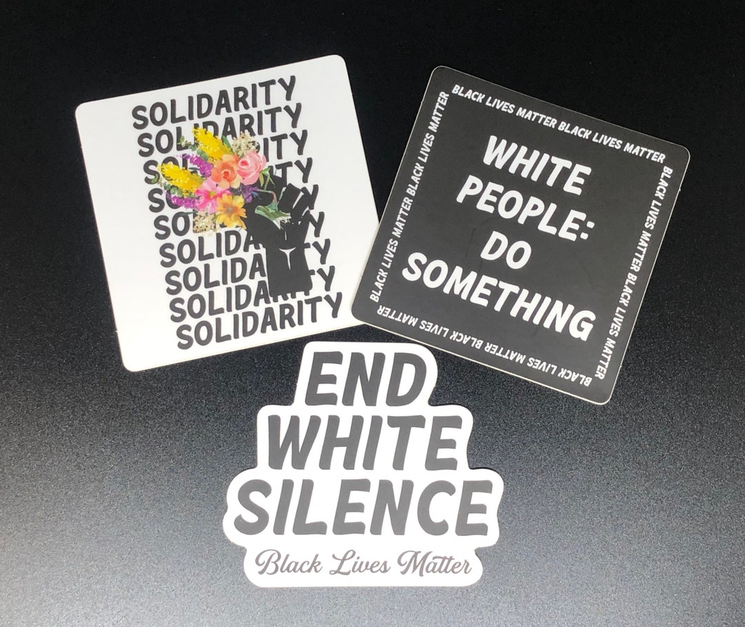 Black Lives Matter Stickers | Black Lives Matter | Solidarity | Sticker ...