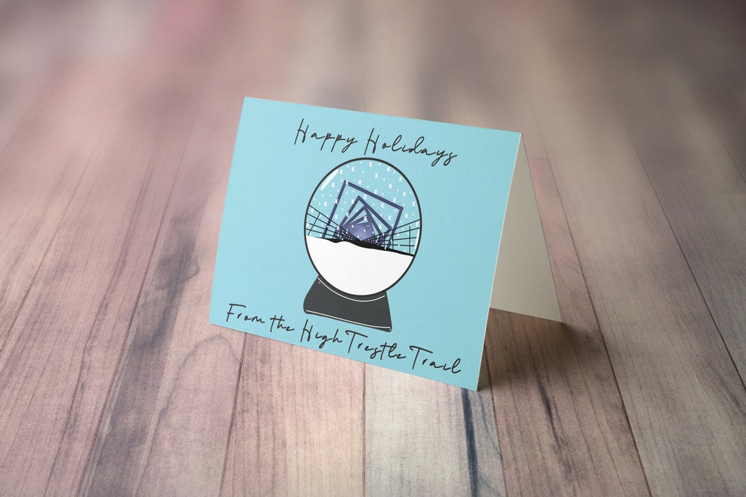 Happy Holidays | High Trestle Trail | Iowa | Holiday Card | Holiday ...