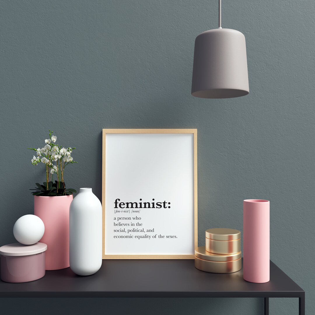 Feminist Printable Feminist Definition Feminist Decor Feminist Women ...