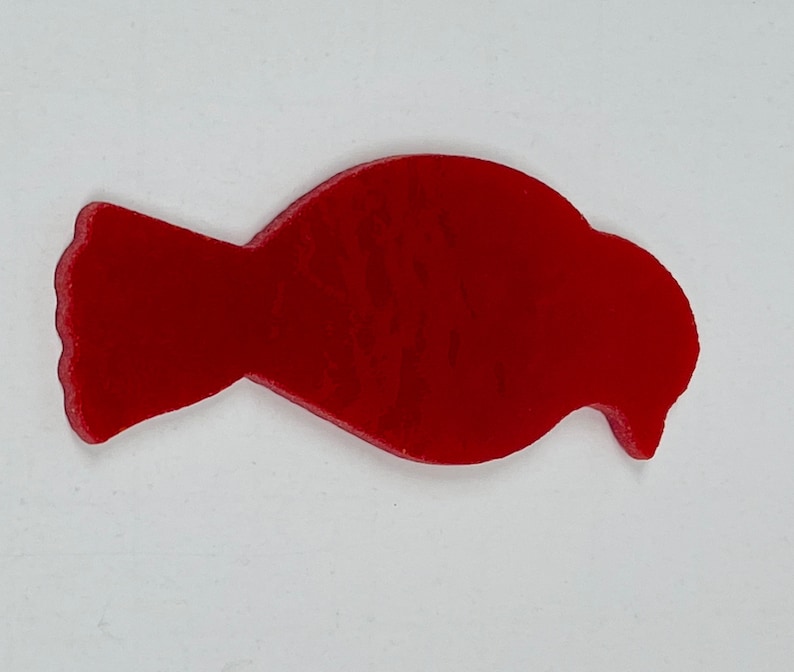 Precut Fusible Glass Bird Red Coe 90 Waterjet Cuts - Etsy