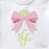 Bow Monogram - Etsy