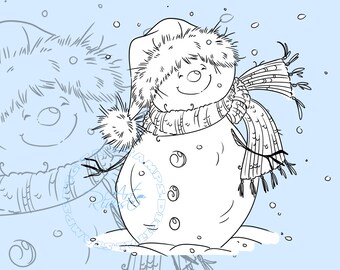 Christmas Digi Stamp - Etsy