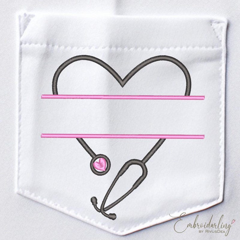 Stethoscope Heart - Etsy