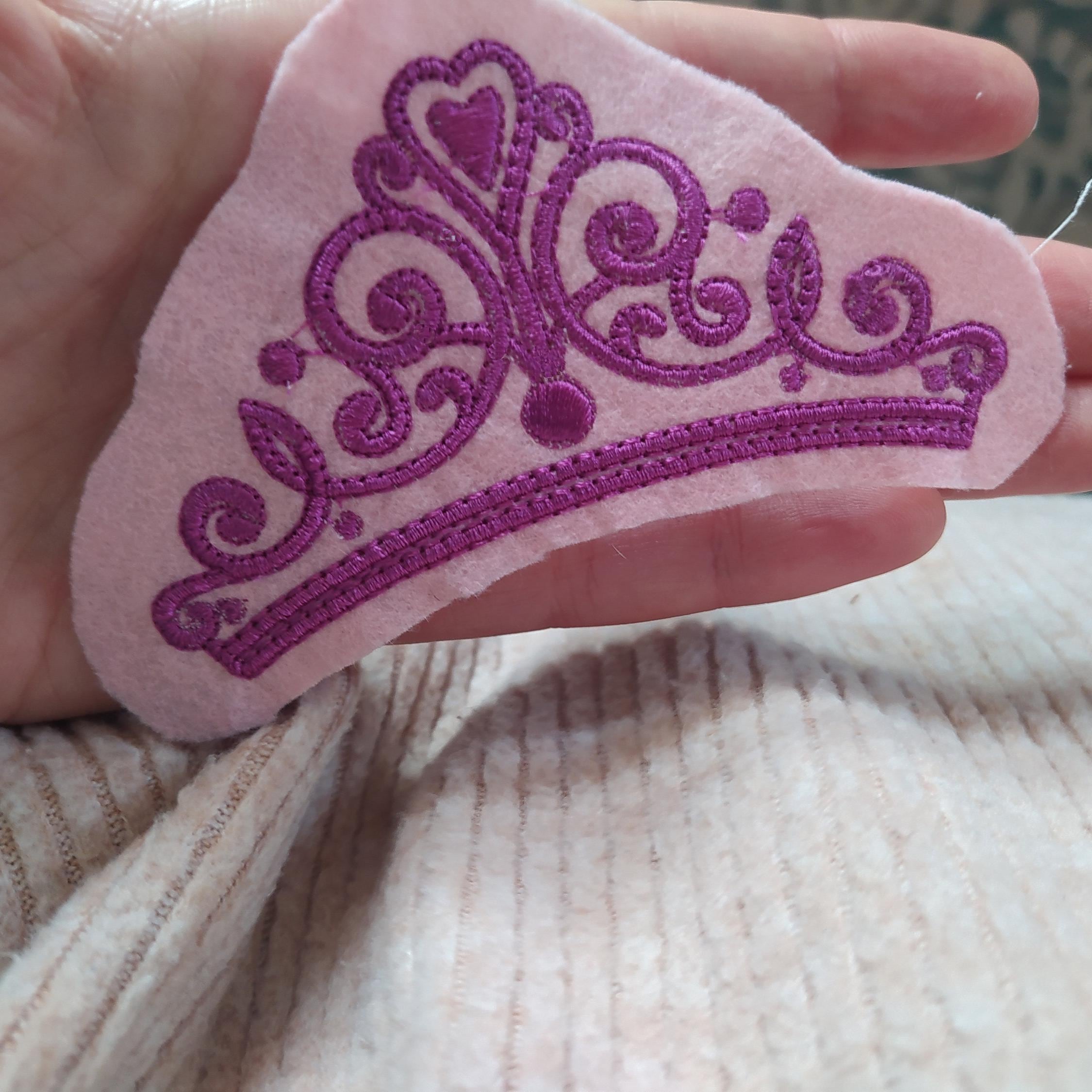 Princess Tiara Embroidery Design: Crown Pattern (digital Download) - Etsy