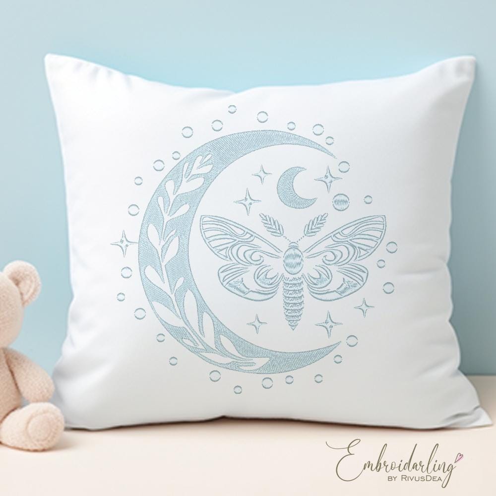 Gothic Fairycore Machine Embroidery Designs, Celestial Magic, Witchy ...