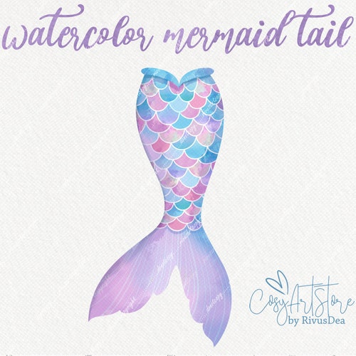 Mermaid Clipart Mermaid Graphics COMMERCIAL USE Ocean - Etsy