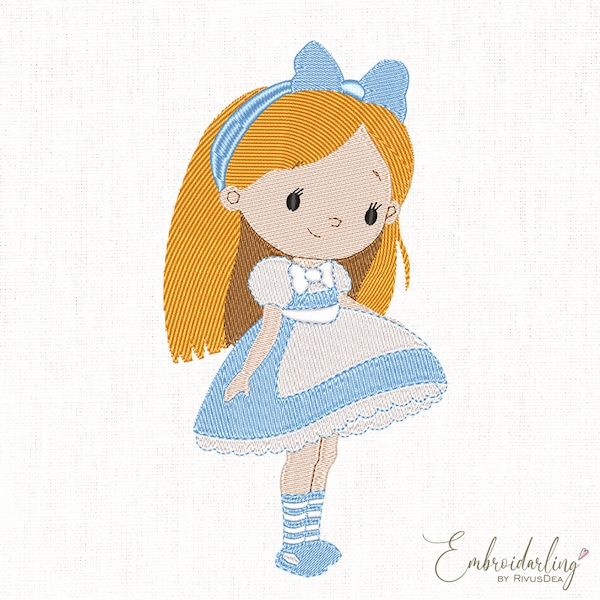Alice Wonderland Embroidery Design - Etsy
