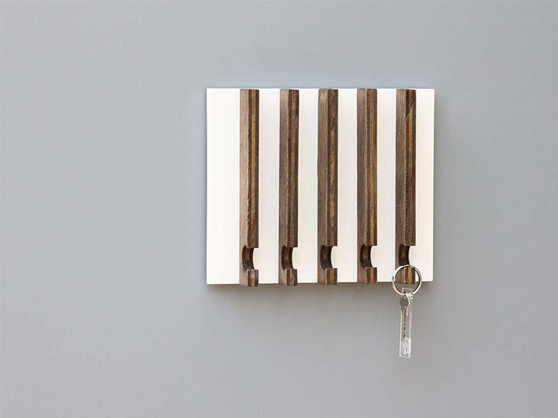 Key Holder for Wall Entryway Key Holder Key Rack Wood - Etsy