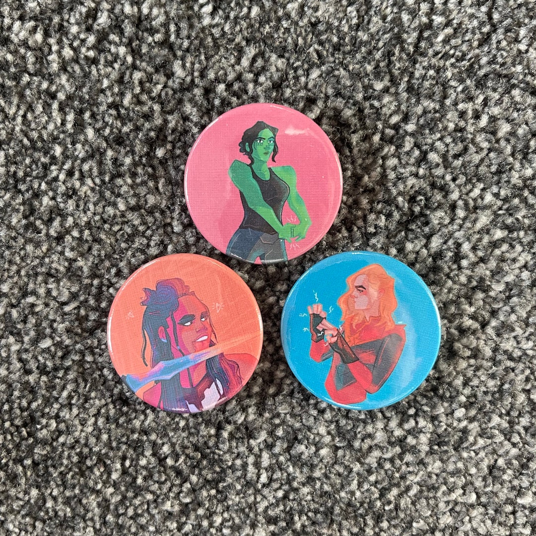 Women of Marvel Pin Pack - Etsy
