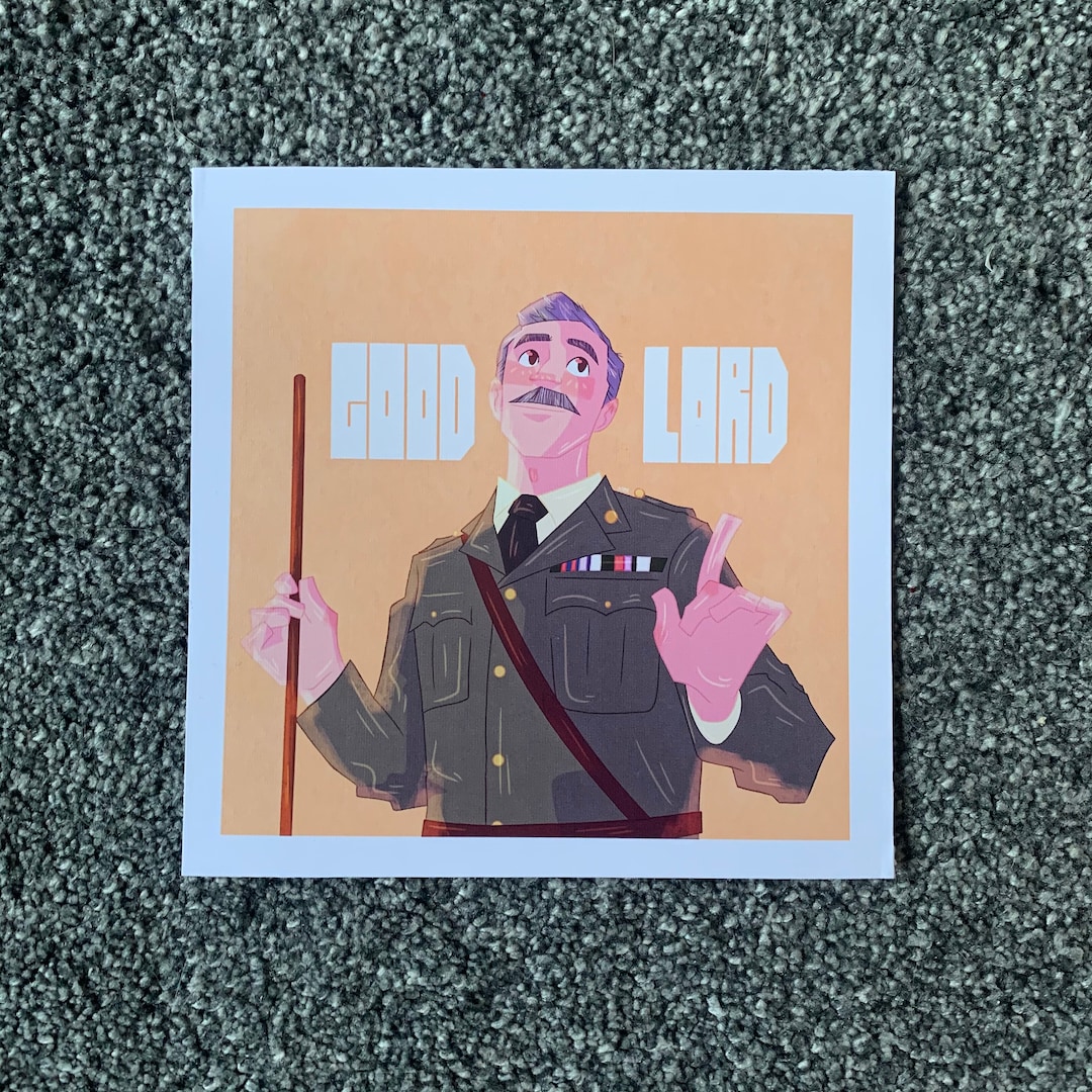 Captain Good Lord Print - Etsy