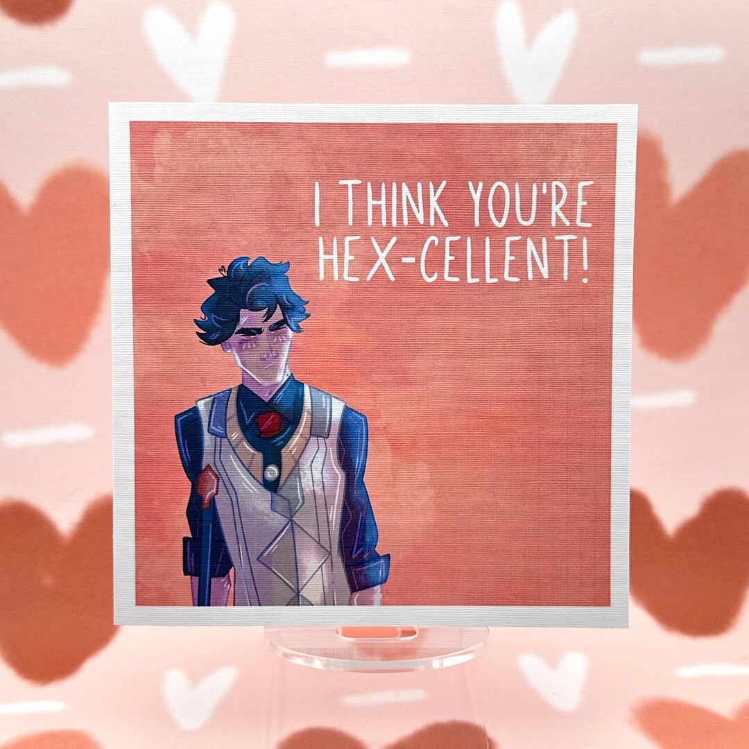 Viktor Hex-cellent Arcane Valentines Day Card - Etsy