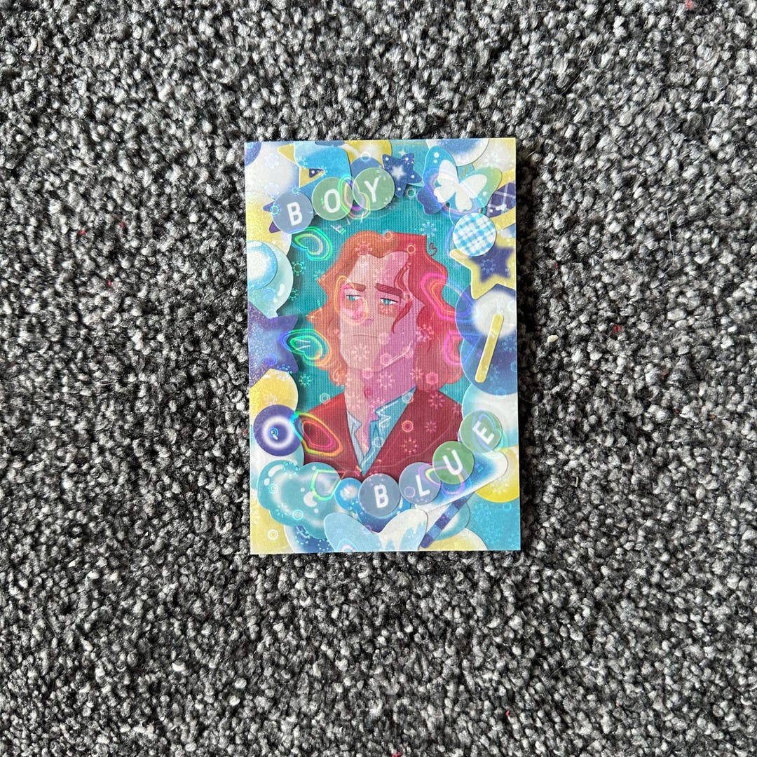 IWTV Lestat Boy Blue Holographic Photo Card - Etsy