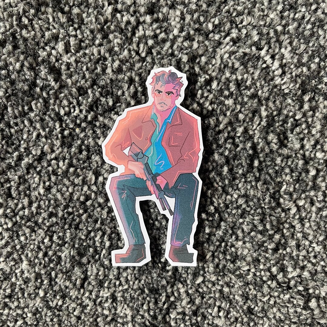 Joel Sitting the Last of Us Waterproof Vinyl Stickers - Etsy