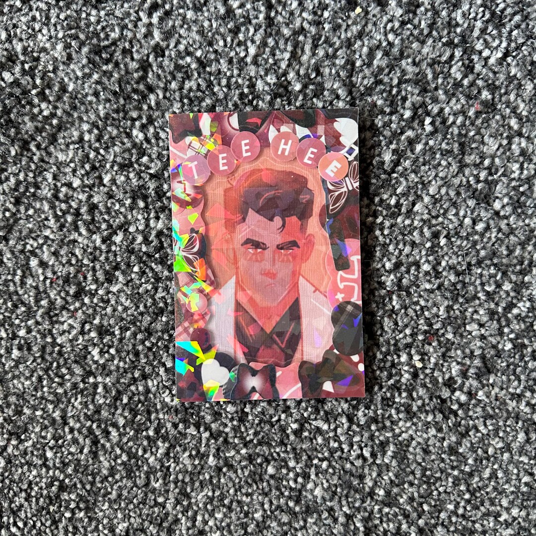 Jayce Talis Tee Hee Holographic Photo Card - Etsy