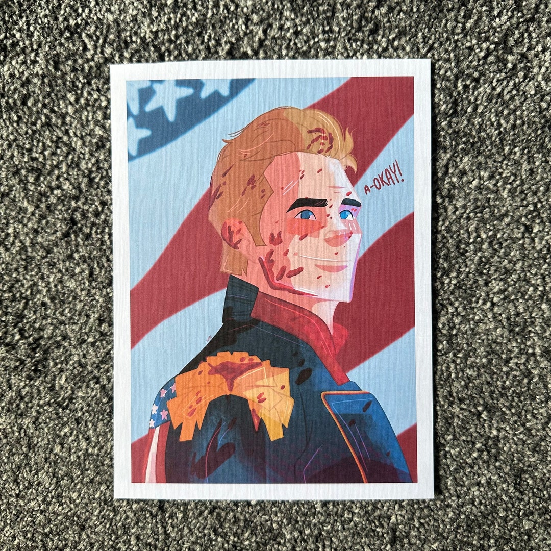 Homelander Flag the Boys Print - Etsy